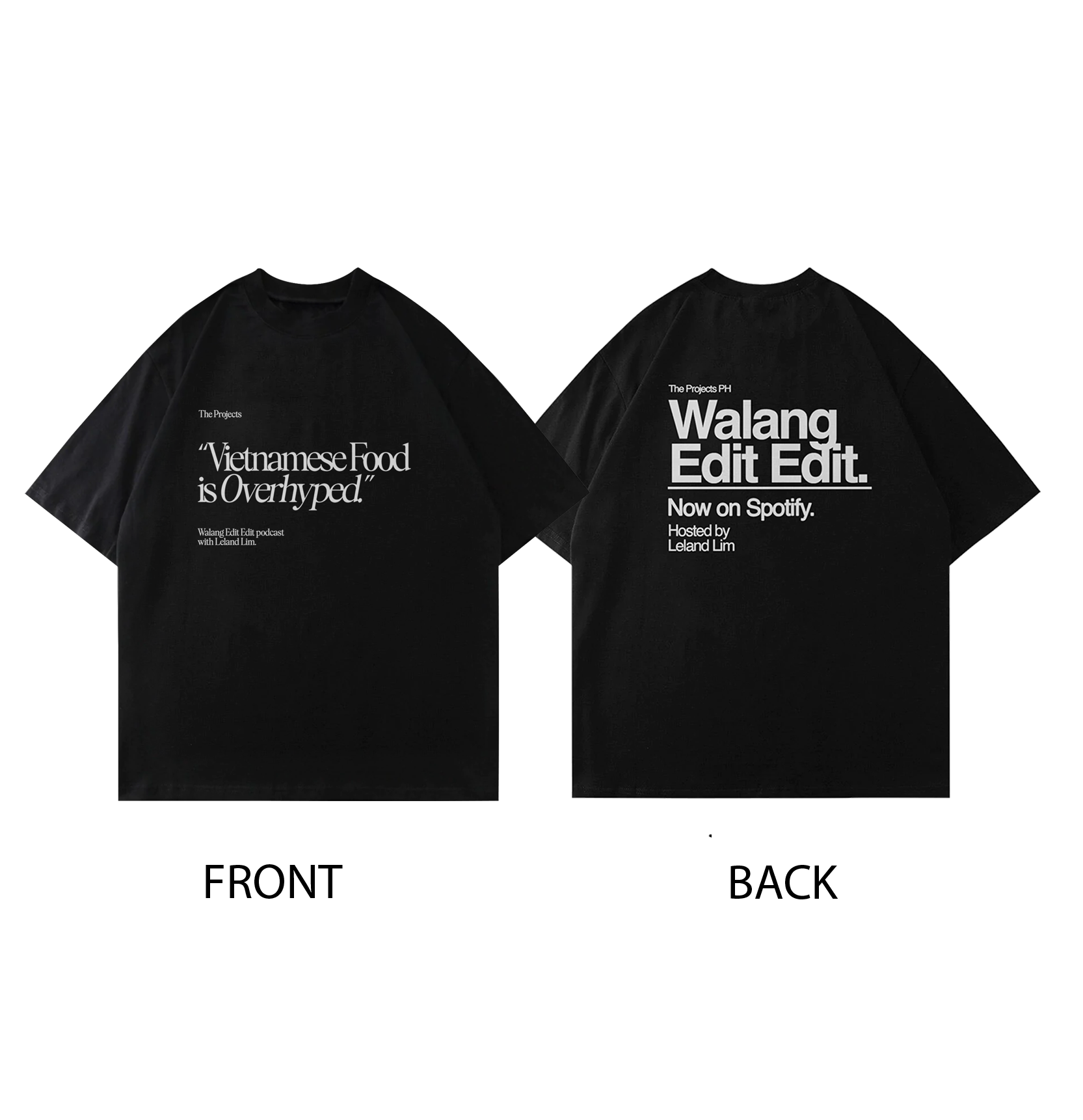 WEE-02 OVERSIZED PREMIUM TEE – The Projects